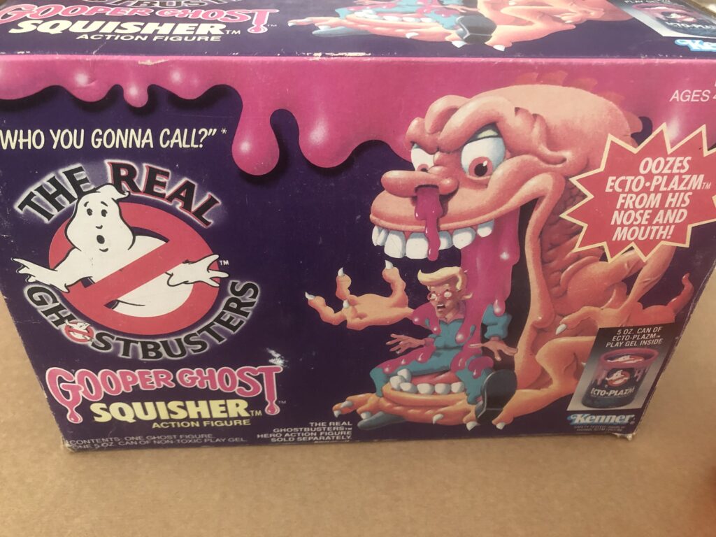 1989 The Real Ghostbusters Gooper Ghost SQUISHER Vintage Kenner - RARE ...