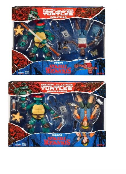Stranger Things Teenage Mutant Ninja Turtles Crossover Action Figure ...