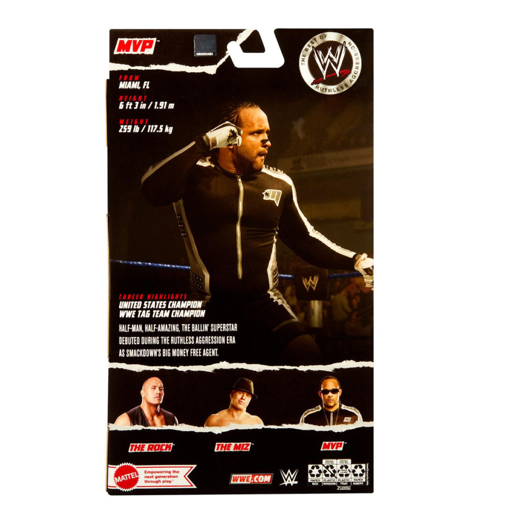 WWE Action Figures, WWE MVP Ruthless Aggression – FREE UK SHIPPING ...