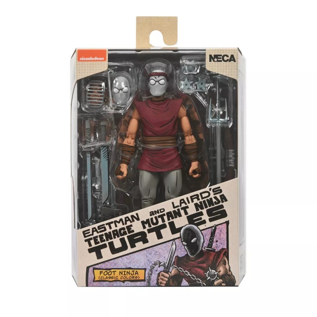 NECA Teenage Mutant Ninja Turtles Mirage Comics Foot Ninja 7" Scale ...