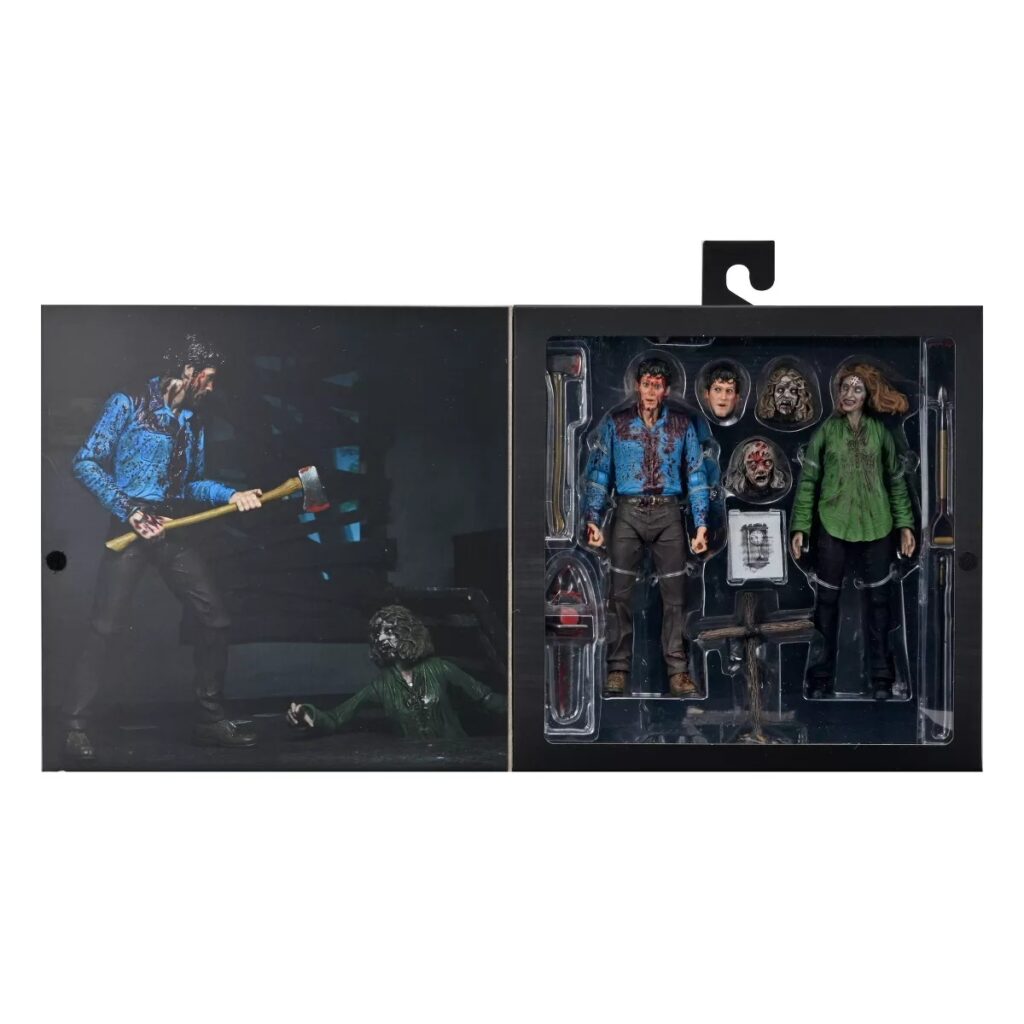 NECA Evil Dead 2-Pack Includes Bloody Ash and Cheryl Williams Action ...