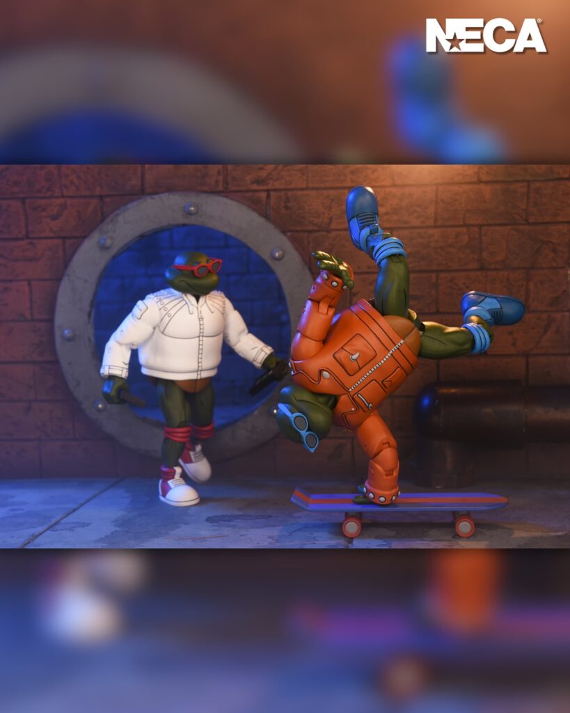NECA Teenage Mutant Ninja Turtles – Punk Leo and Punk Raph 7″ Scale ...