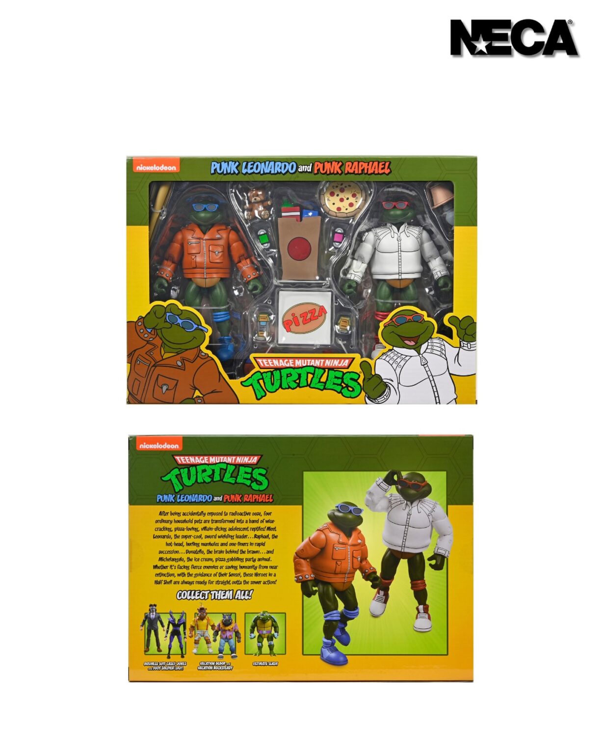 NECA Teenage Mutant Ninja Turtles – Punk Leo and Punk Raph 7″ Scale ...