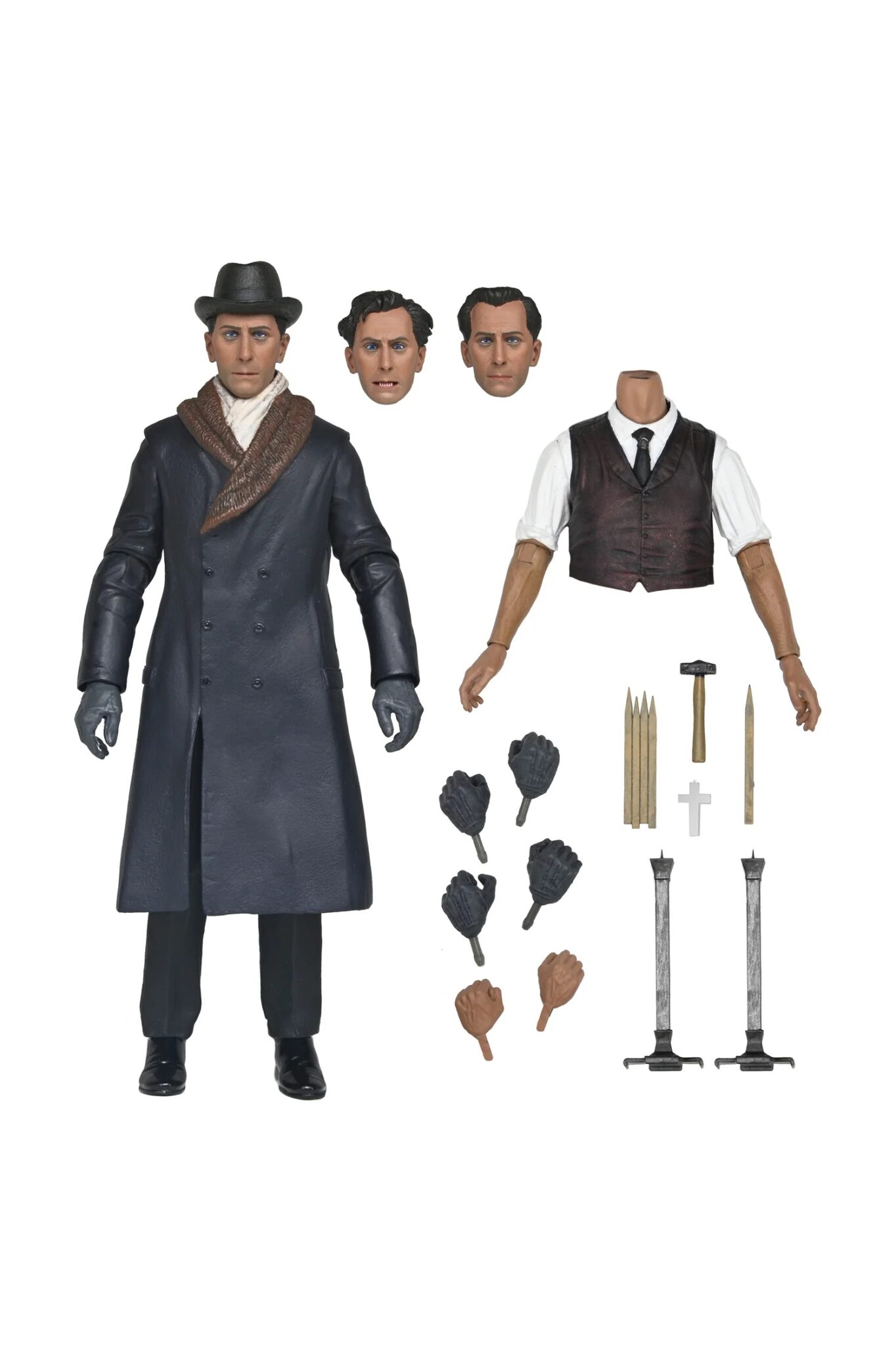 NECA HAMMER HORROR HORROR OF DRACULA (1958) VAN HELSING ULTIMATE 7 ...