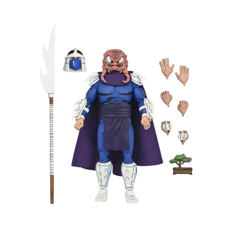 NECA TMNT Archie Comics Krang Shredder with Two Heads and Bo Staff ...