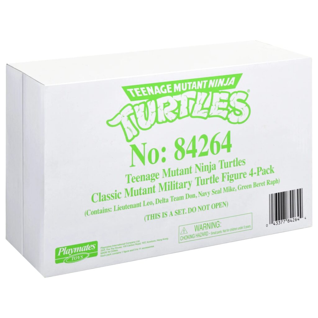 Tales of The TMNT Military Turtles Figure 4-Pack Bundle by Playmates ...