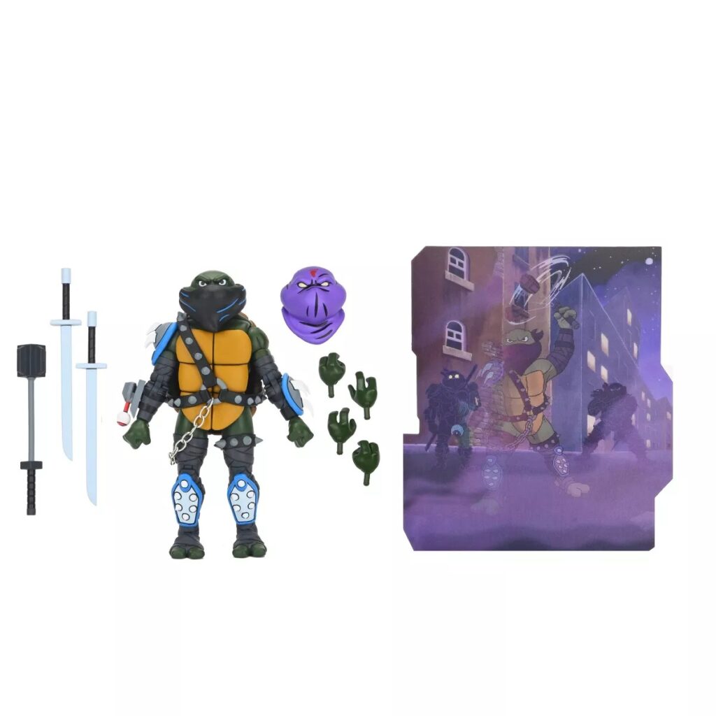 NECA Teenage Mutant Ninja Turtles Cartoon Ultimate Dark Leo 7" Scale ...