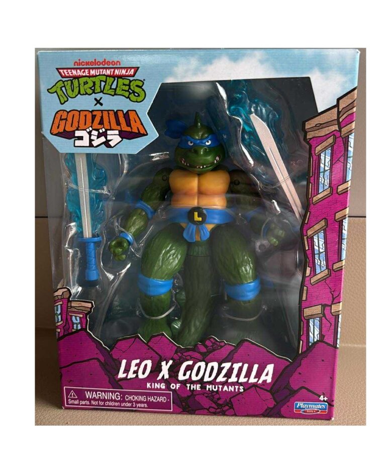 Teenage Mutant Ninja Turtles x Godzilla Leonardo Action Figure – FREE ...