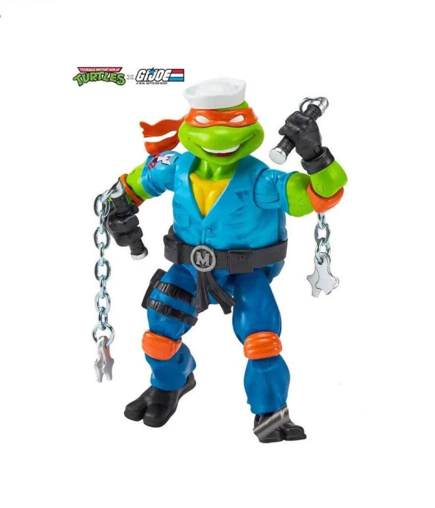 TMNT x G.I. Joe Crossover Classics Action Figure Michelangelo x ...